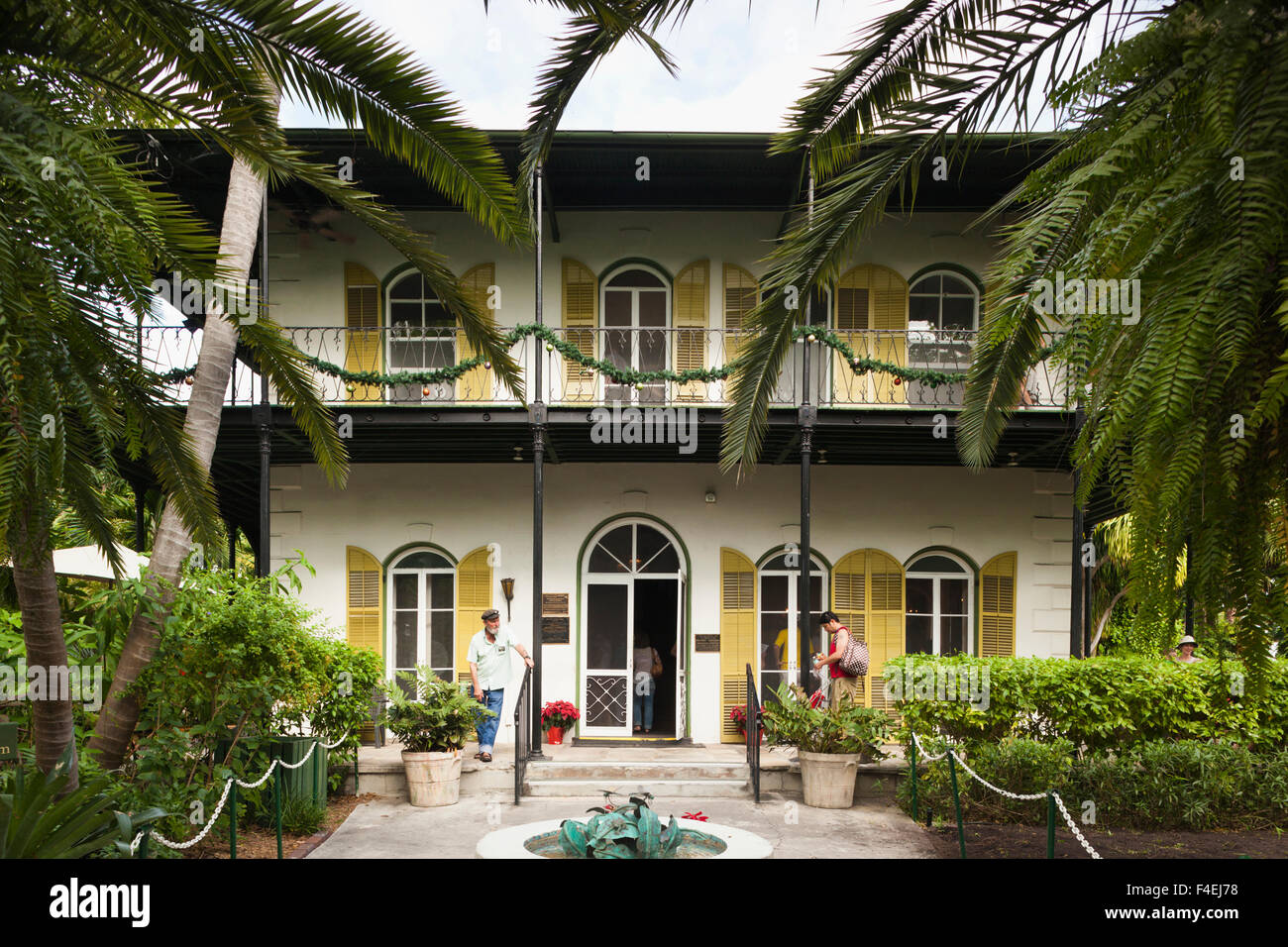 USA, Florida, Florida Keys, Key West, Hemingway House, former residence ...