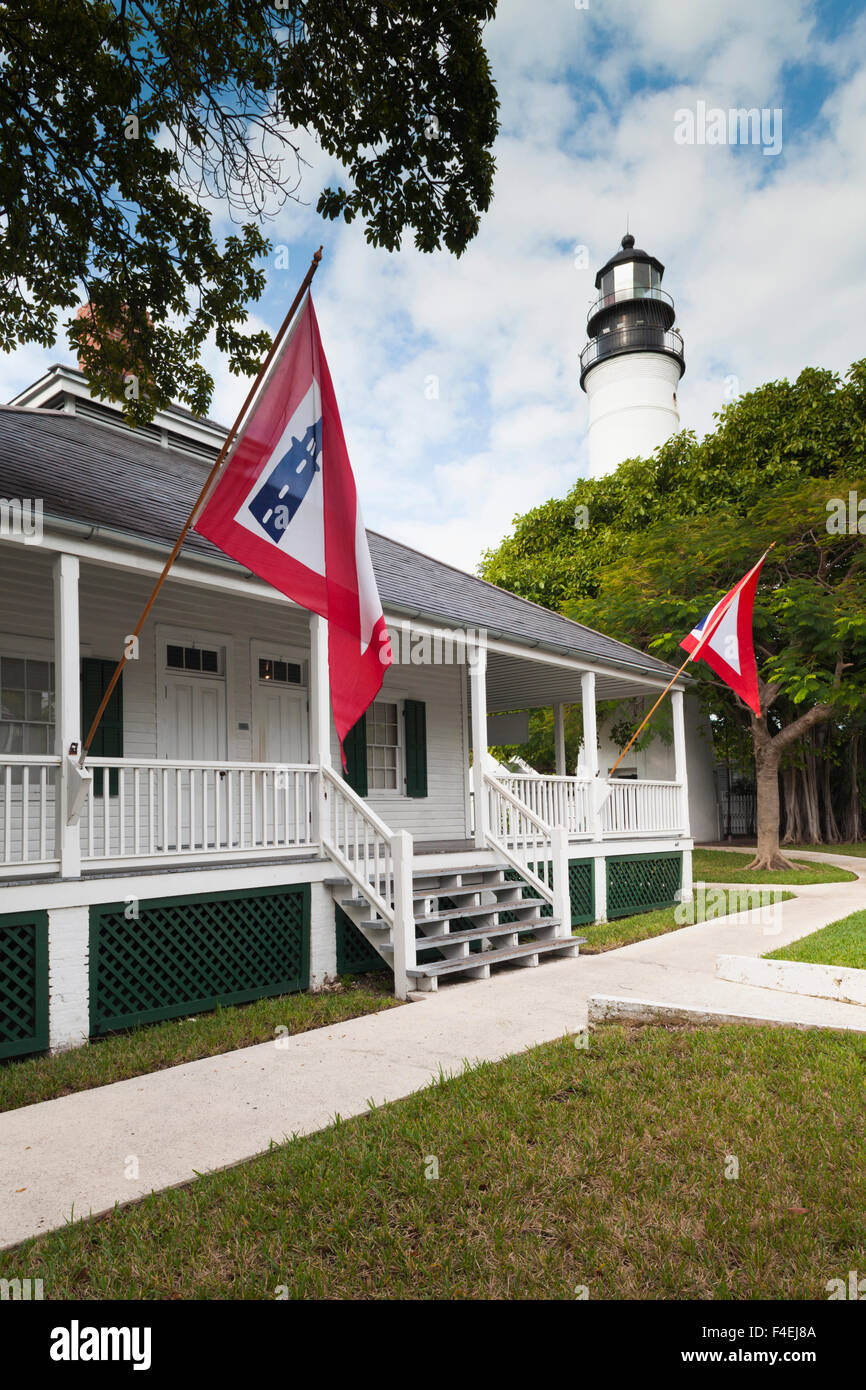 USA, Florida, Florida Keys, Key West, Key West Lighthouse Stock Photo ...