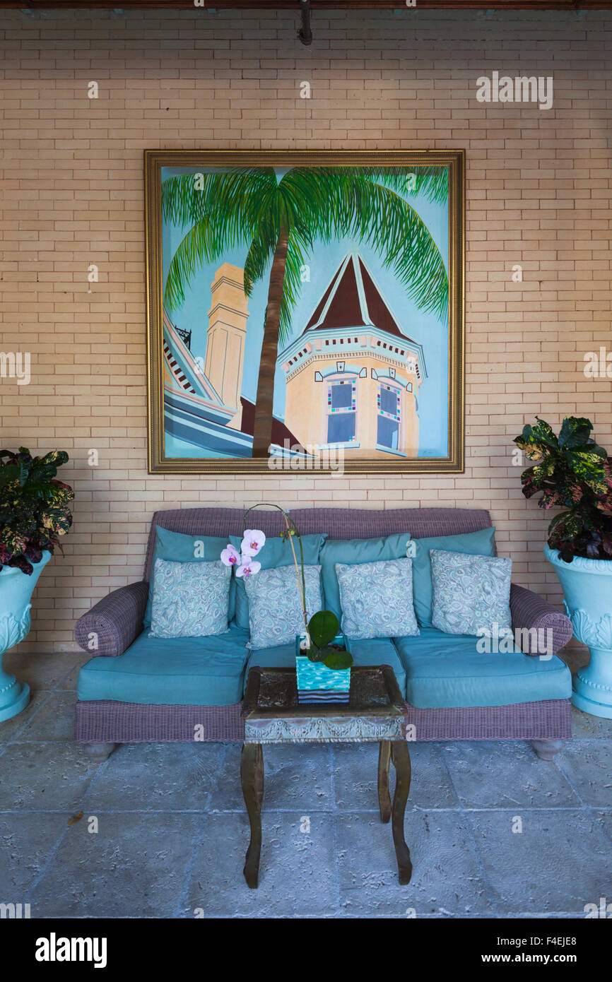 USA, Florida, Florida Keys, Key West, Southernmost Hotel in the USA ...