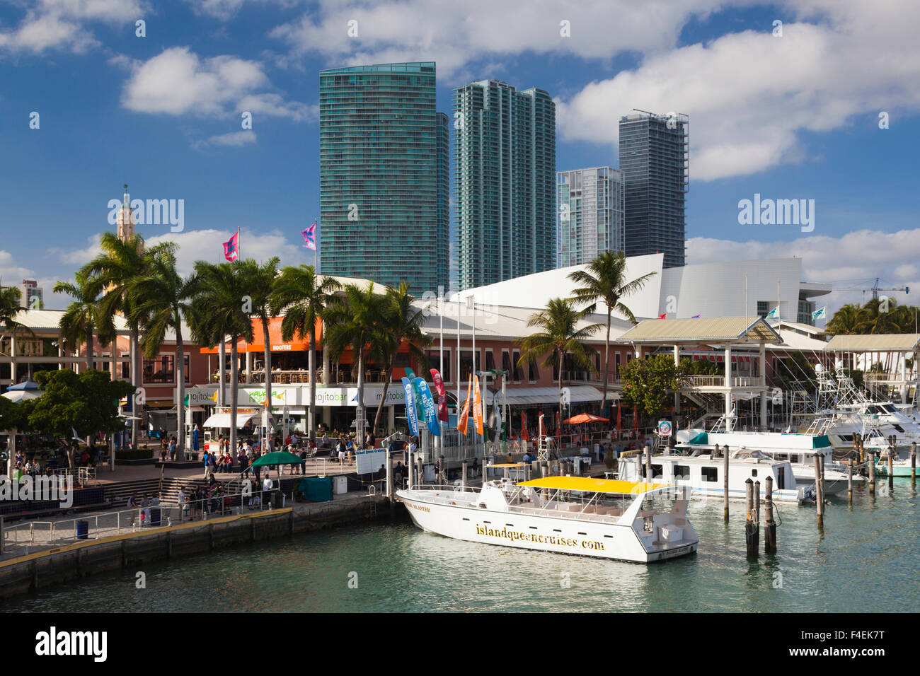 USA, Florida, Miami, Bayside Mall Stock Photo - Alamy