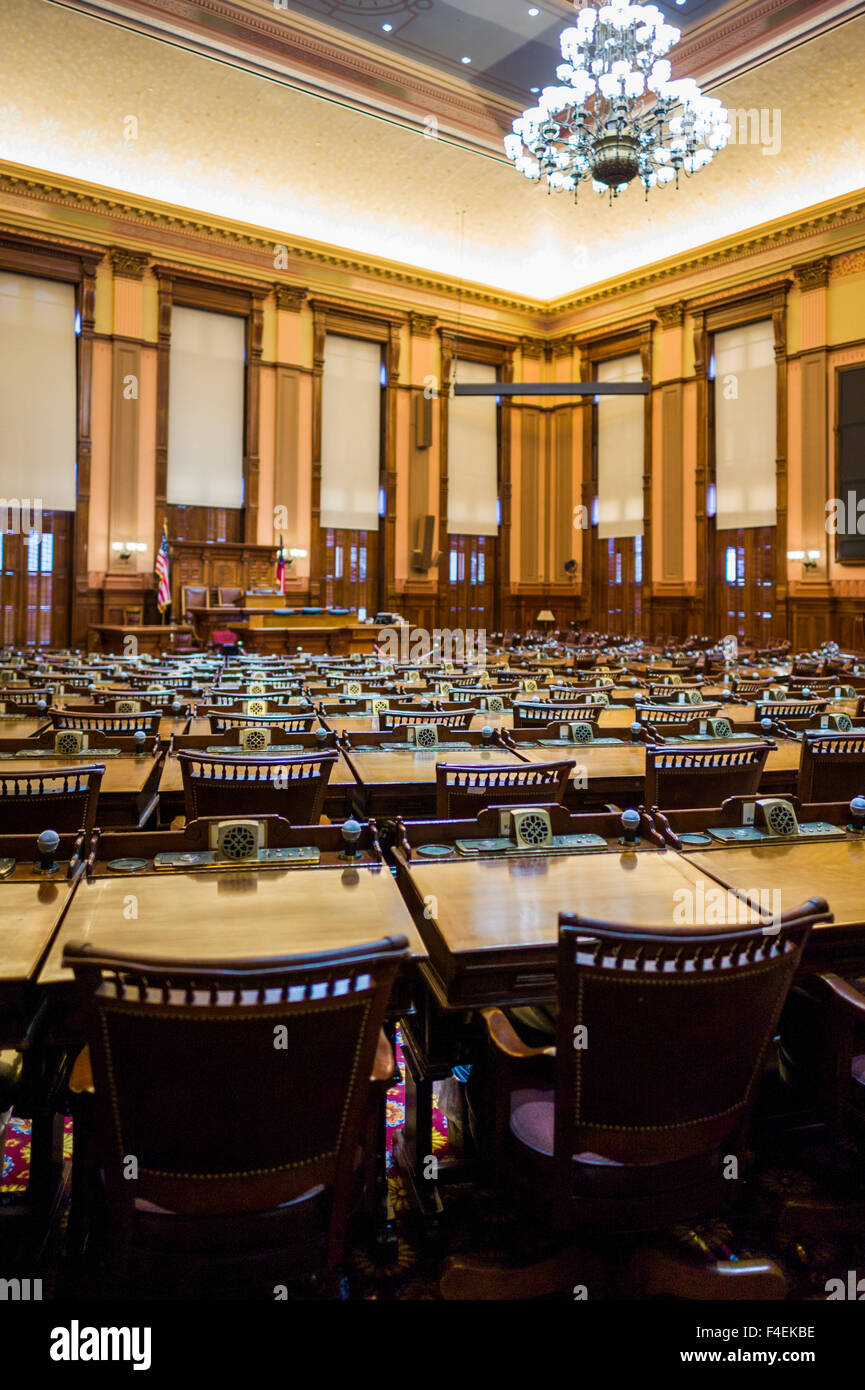 Georgia, Atlanta, Georgia State Capitol Building, state house, interior ...