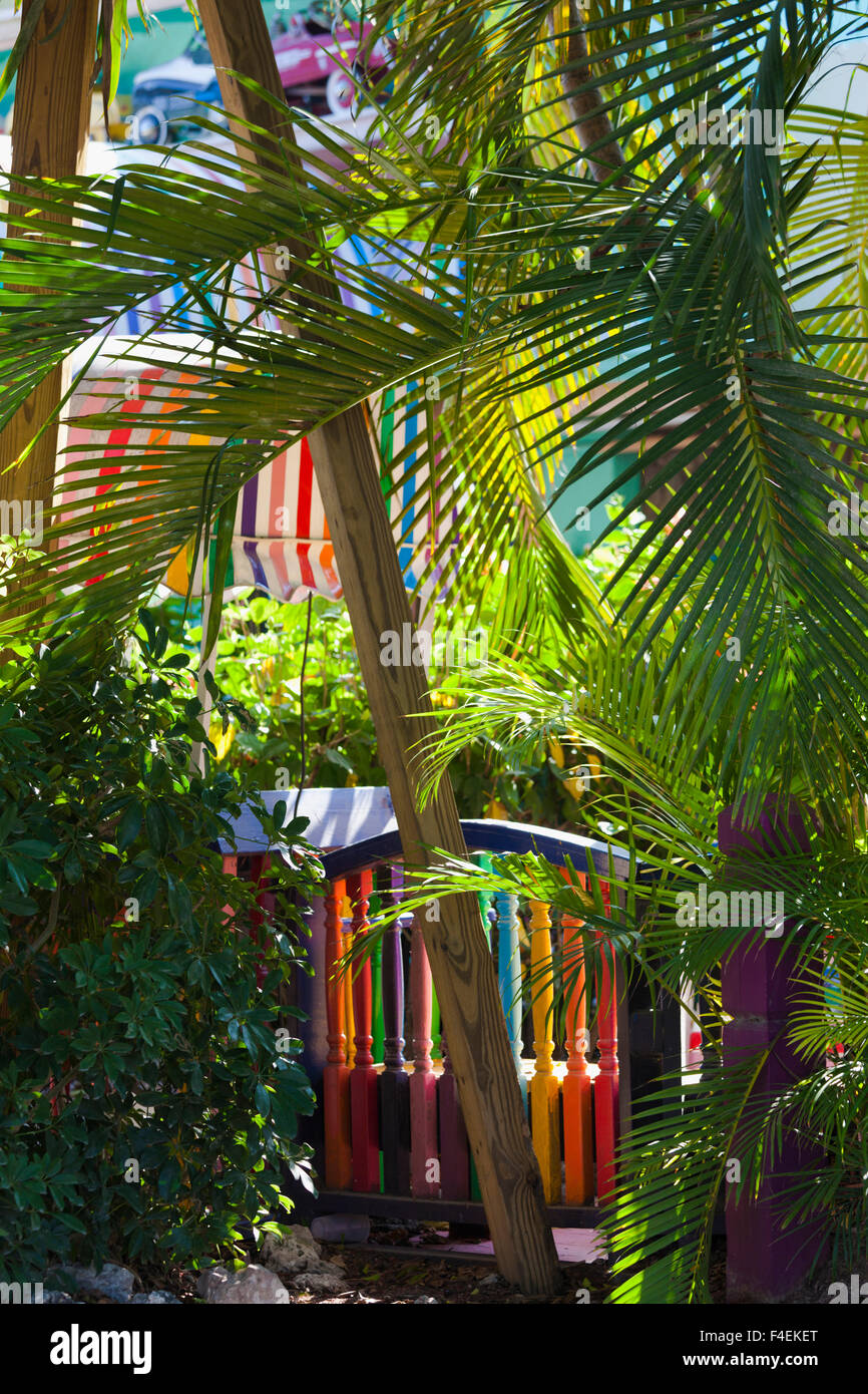 USA, Florida, Gulf Coast, Captiva Island, detail of The Bubble Room ...