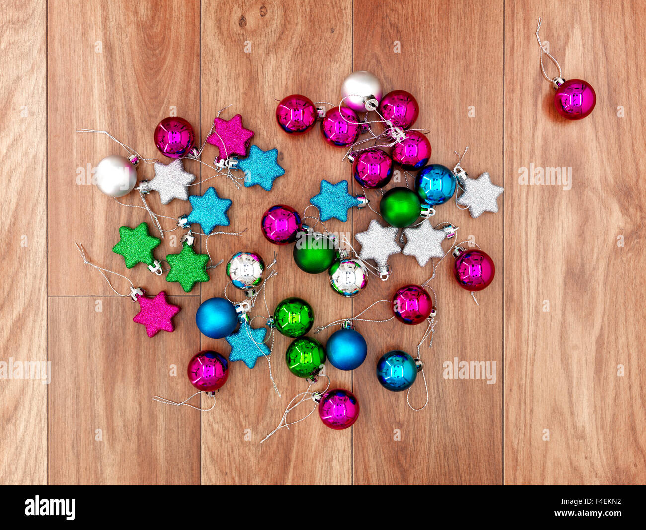 A close up photo of christmas decorations Stock Photo - Alamy
