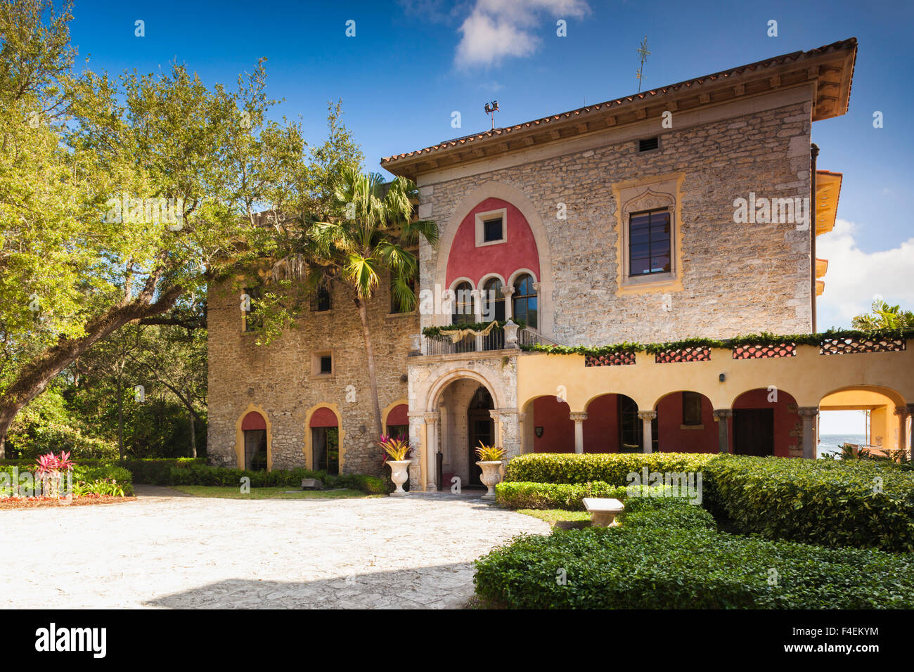 USA, Florida, Miami-area, Cutler, Deering Estate at Cutler, The Stone ...