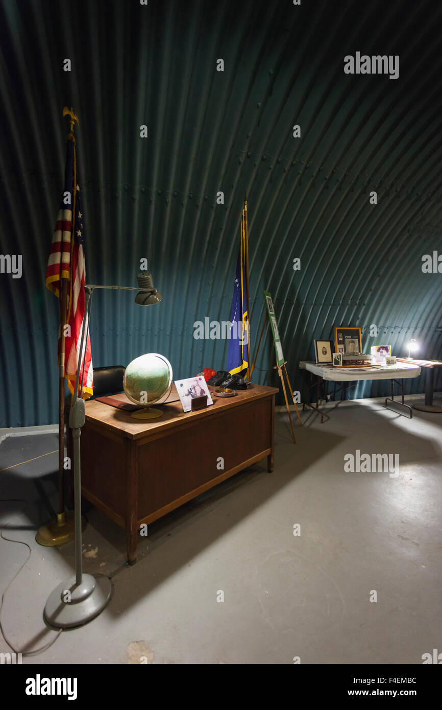 USA, Florida, Riviera Beach, Peanut Island Park, former secret bunker ...