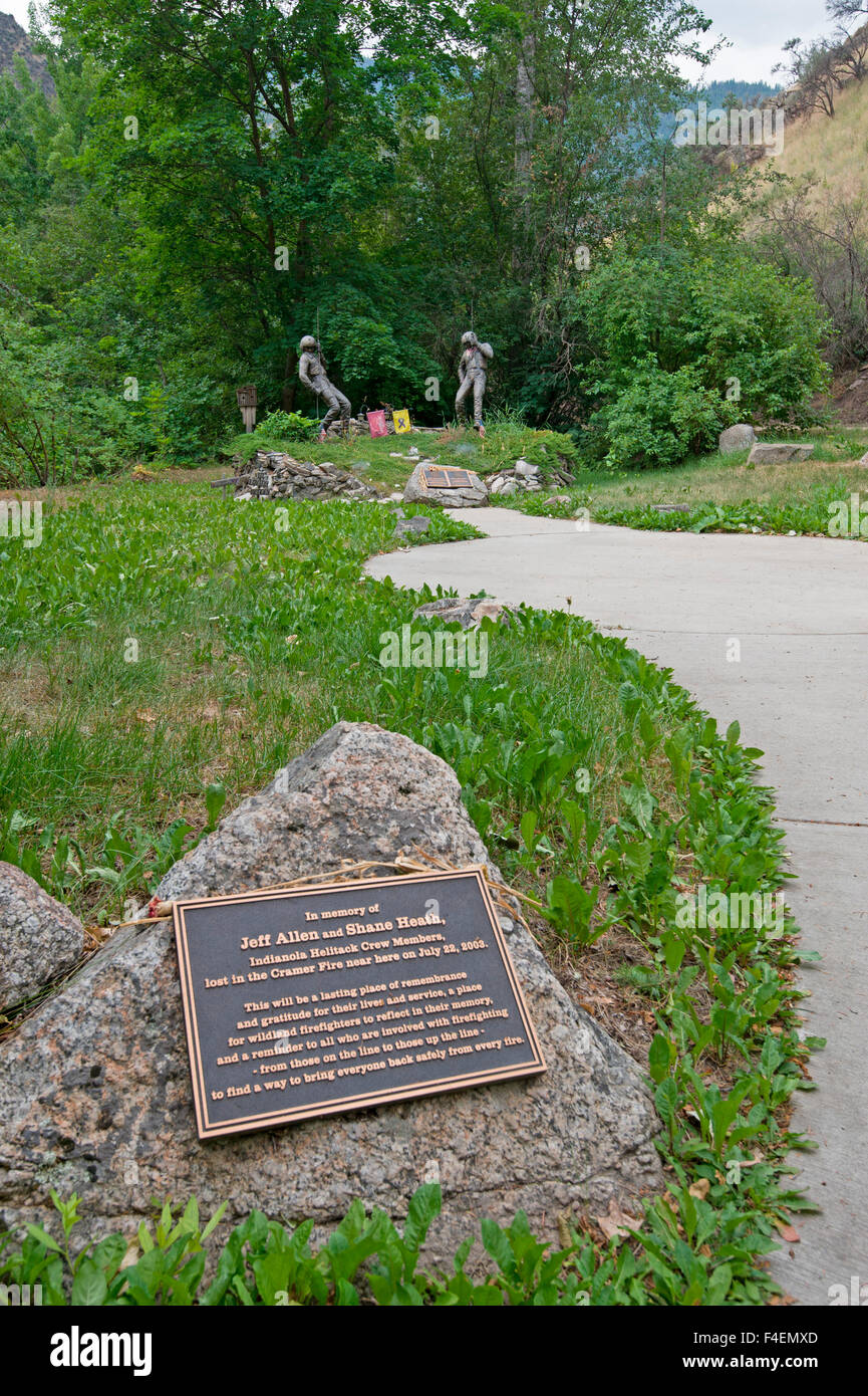Cramer Fire Memorial, North Fork, Idaho Stock Photo - Alamy