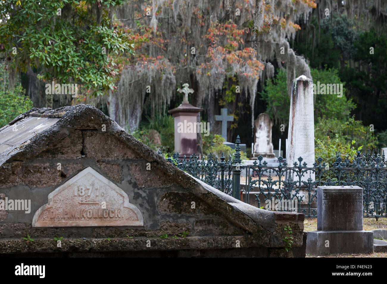 Georgia, Savannah, Bonaventure Cemetery Stock Photo - Alamy