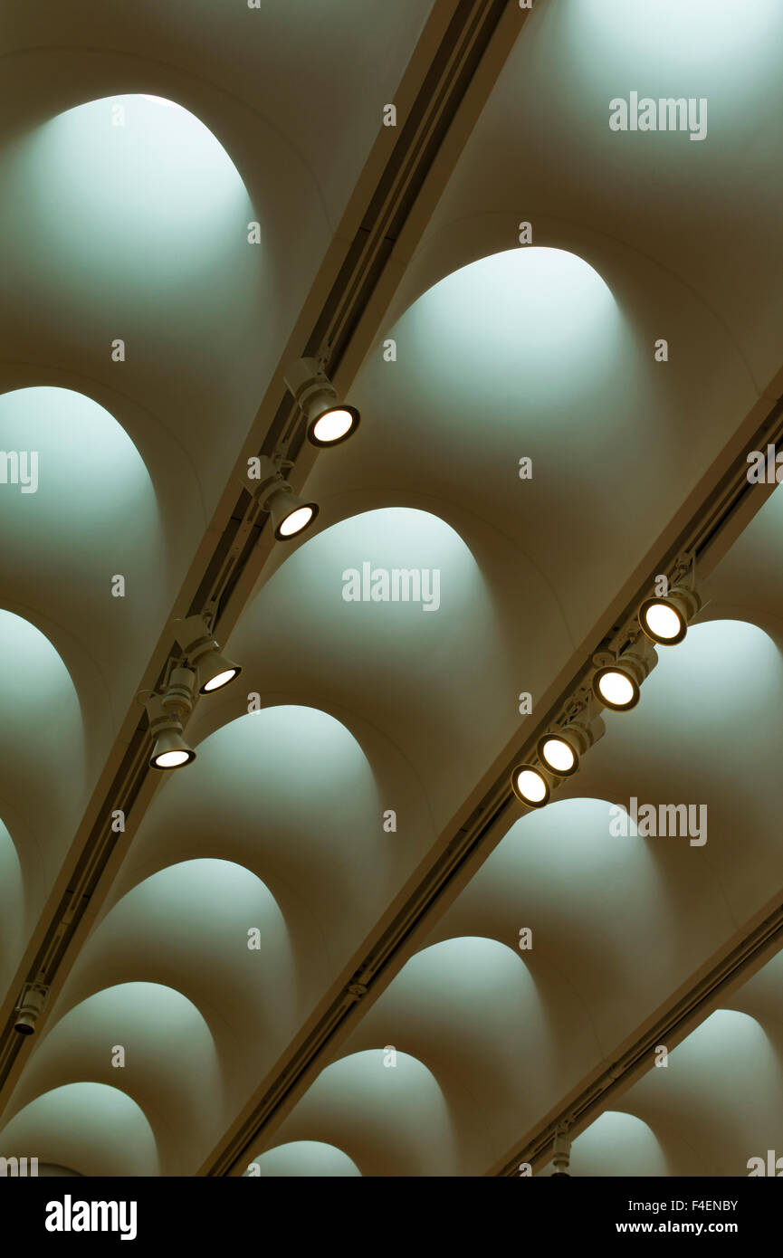 Georgia, Atlanta, The High Museum of Art, gallery ceiling Stock Photo ...