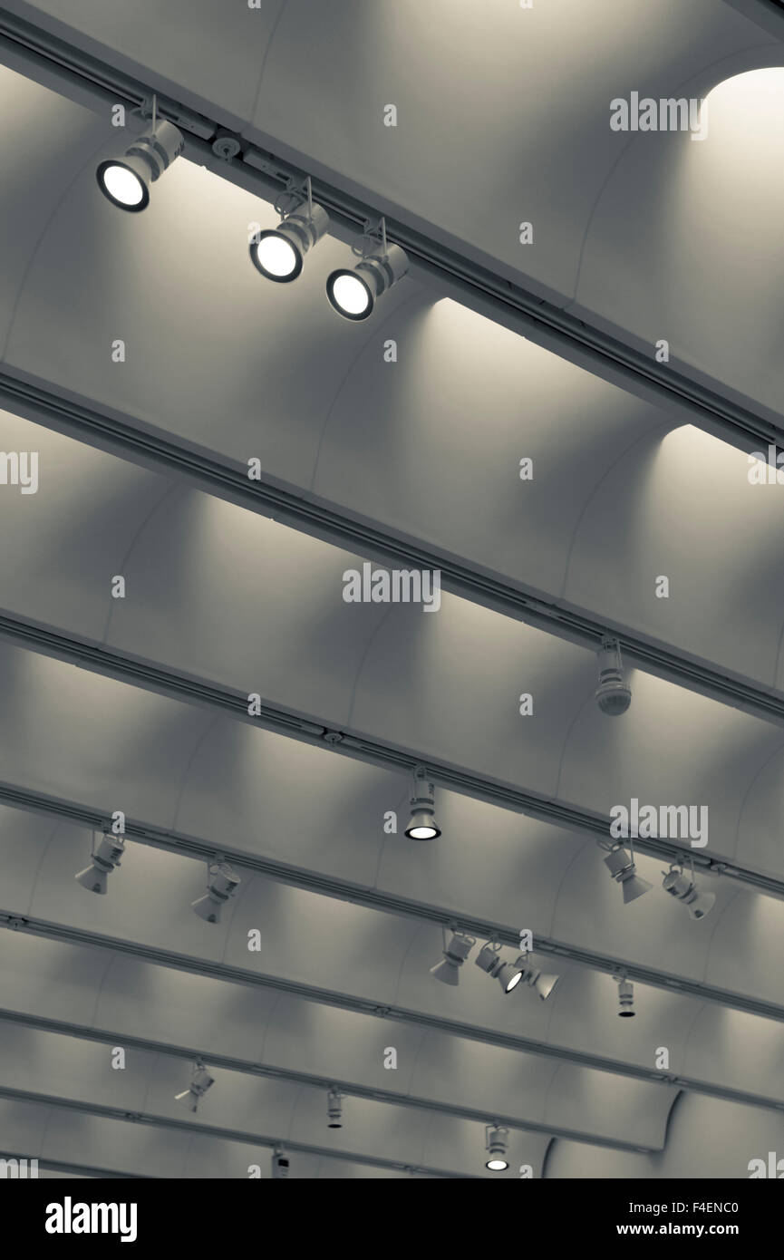 Georgia, Atlanta, The High Museum of Art, gallery ceiling Stock Photo ...