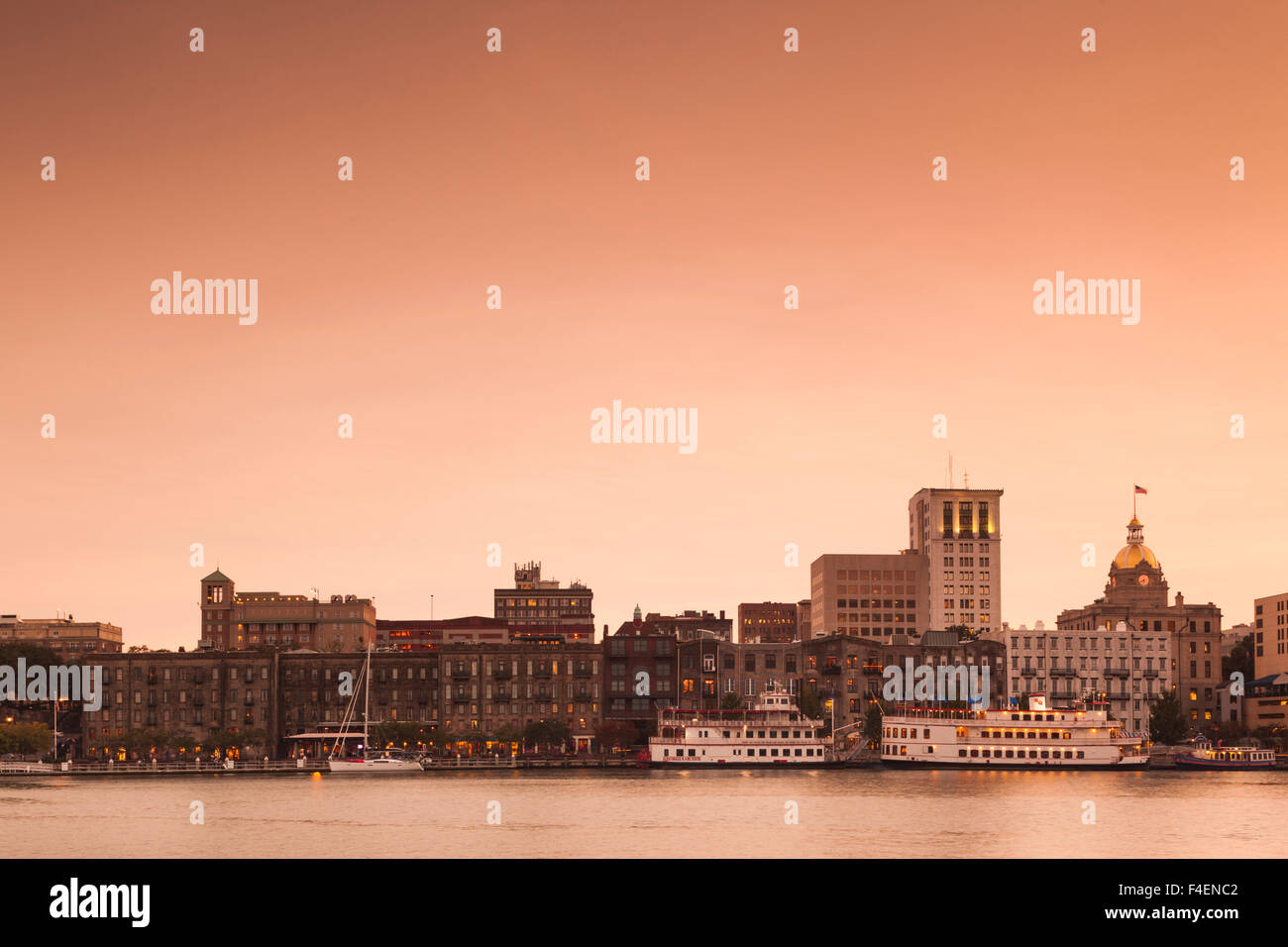 Skyline along the savannah river hi-res stock photography and images ...