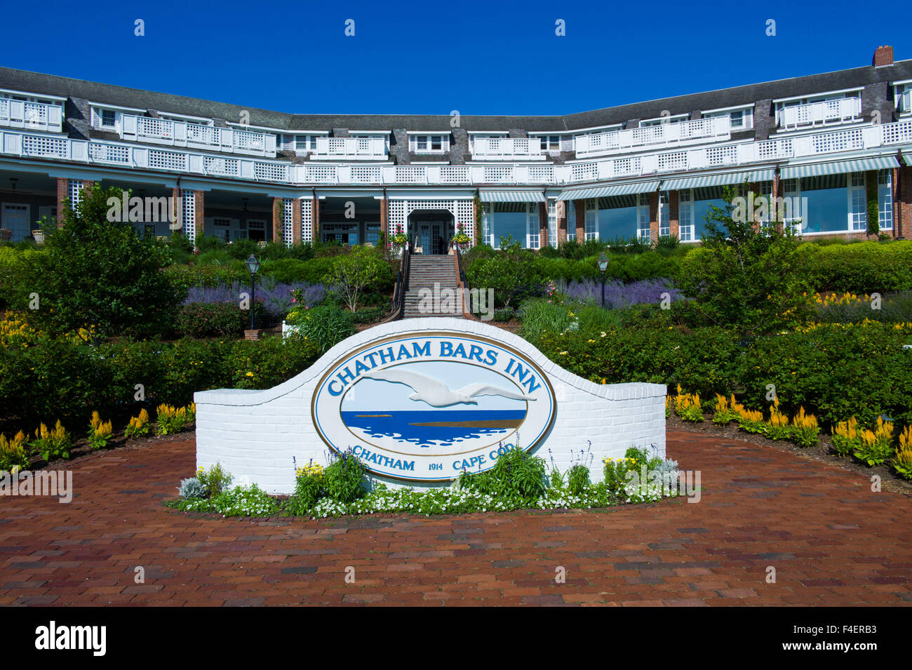 Massachusetts, Cape Cod, Chatham, luxurious Chatham Bars Inn Stock ...