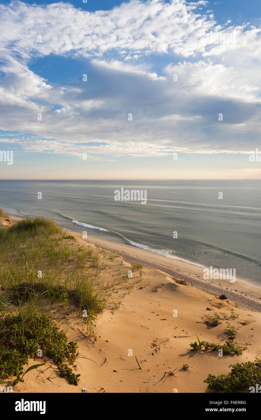Massachusetts, Cape Cod, Wellfleet, Marconi Beach, elevated view Stock ...