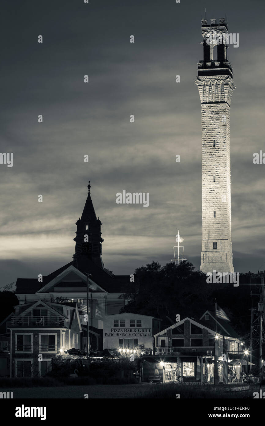 Massachusetts, Cape Cod, Provincetown, Pilgrim Monument Stock Photo - Alamy