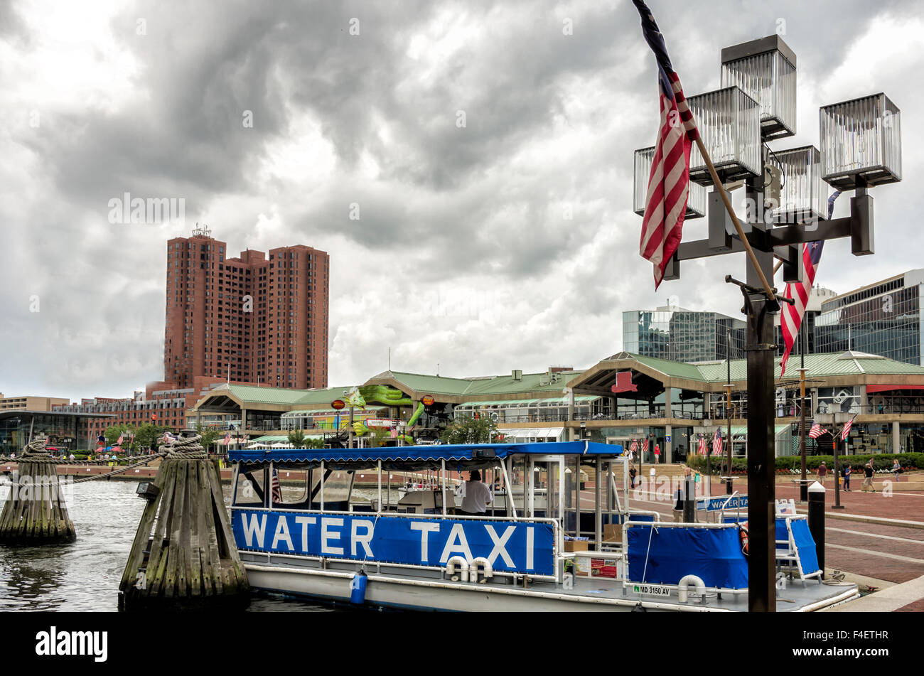 Baltimore's historic Inner Harbor Stock Photo - Alamy