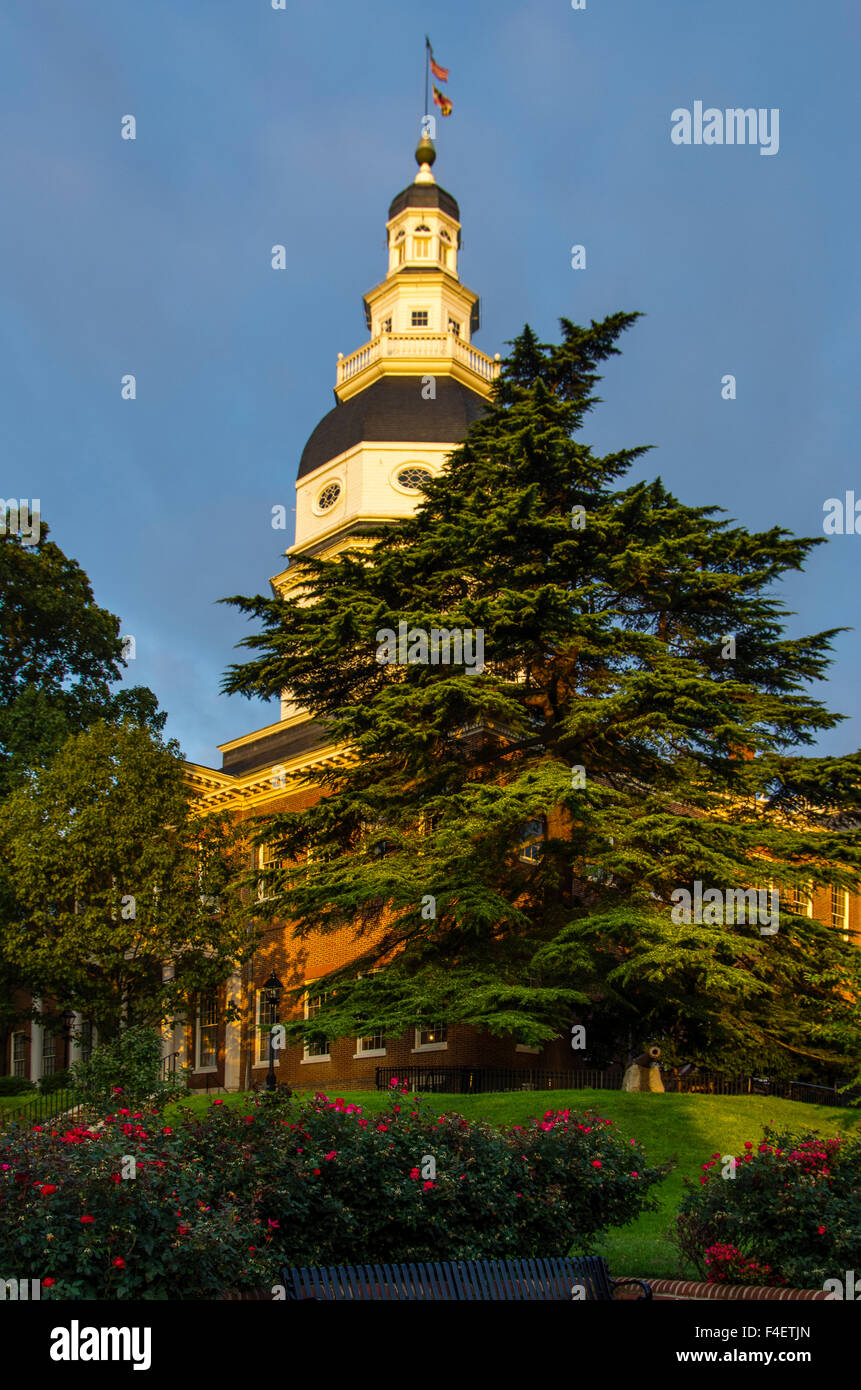 Historic Maryland state house in Annapolis, Maryland Stock Photo - Alamy
