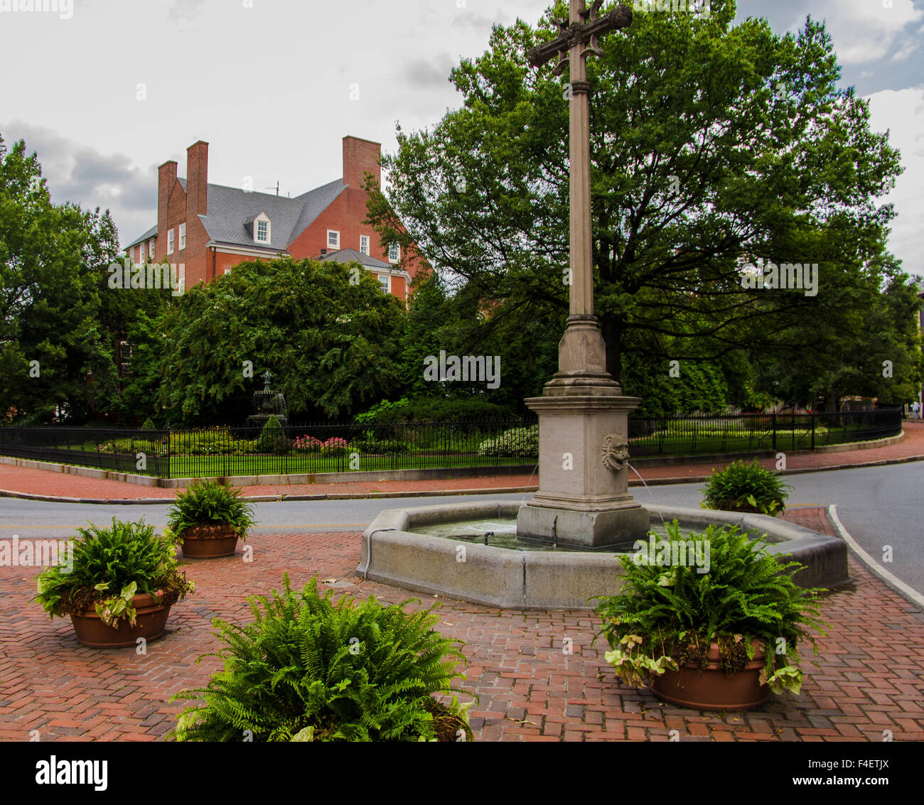 Colonial architecture in historic Annapolis, Maryland Stock Photo - Alamy