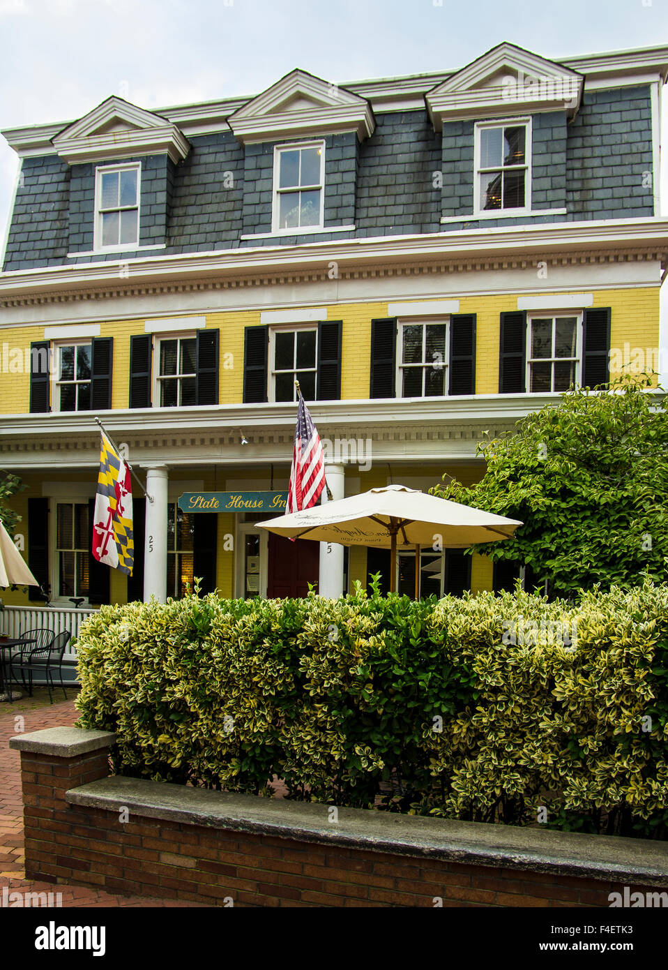 Colonial architecture in historic Annapolis, Maryland Stock Photo - Alamy