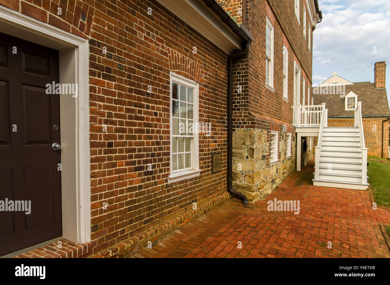 Colonial architecture in historic Annapolis, Maryland Stock Photo - Alamy