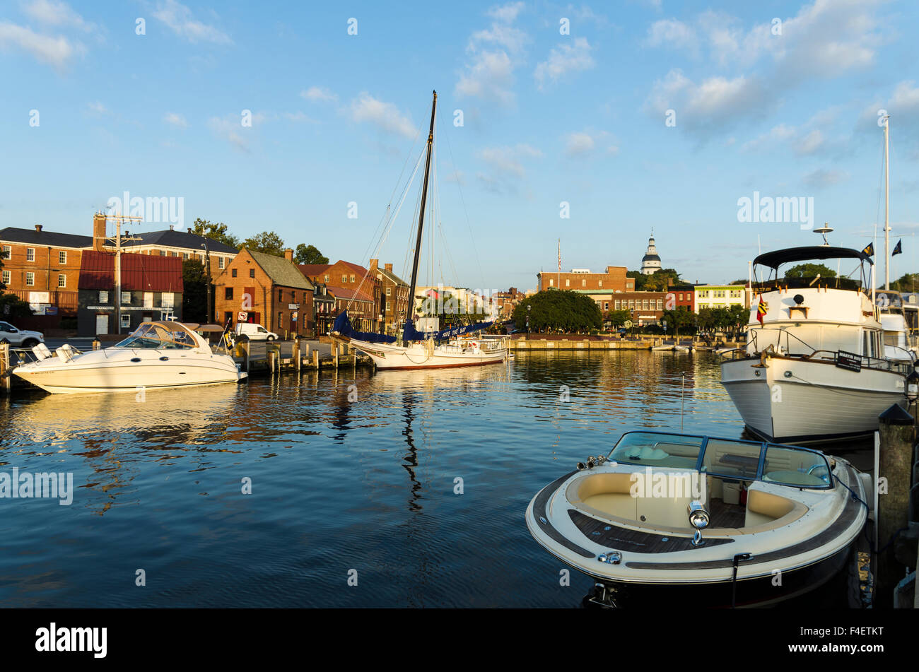 Colonial architecture in historic Annapolis, Maryland Stock Photo - Alamy