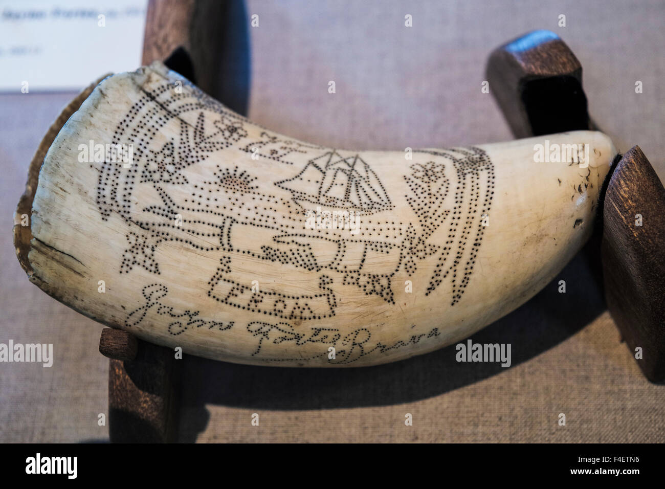 Whale bone carving hi-res stock photography and images - Alamy