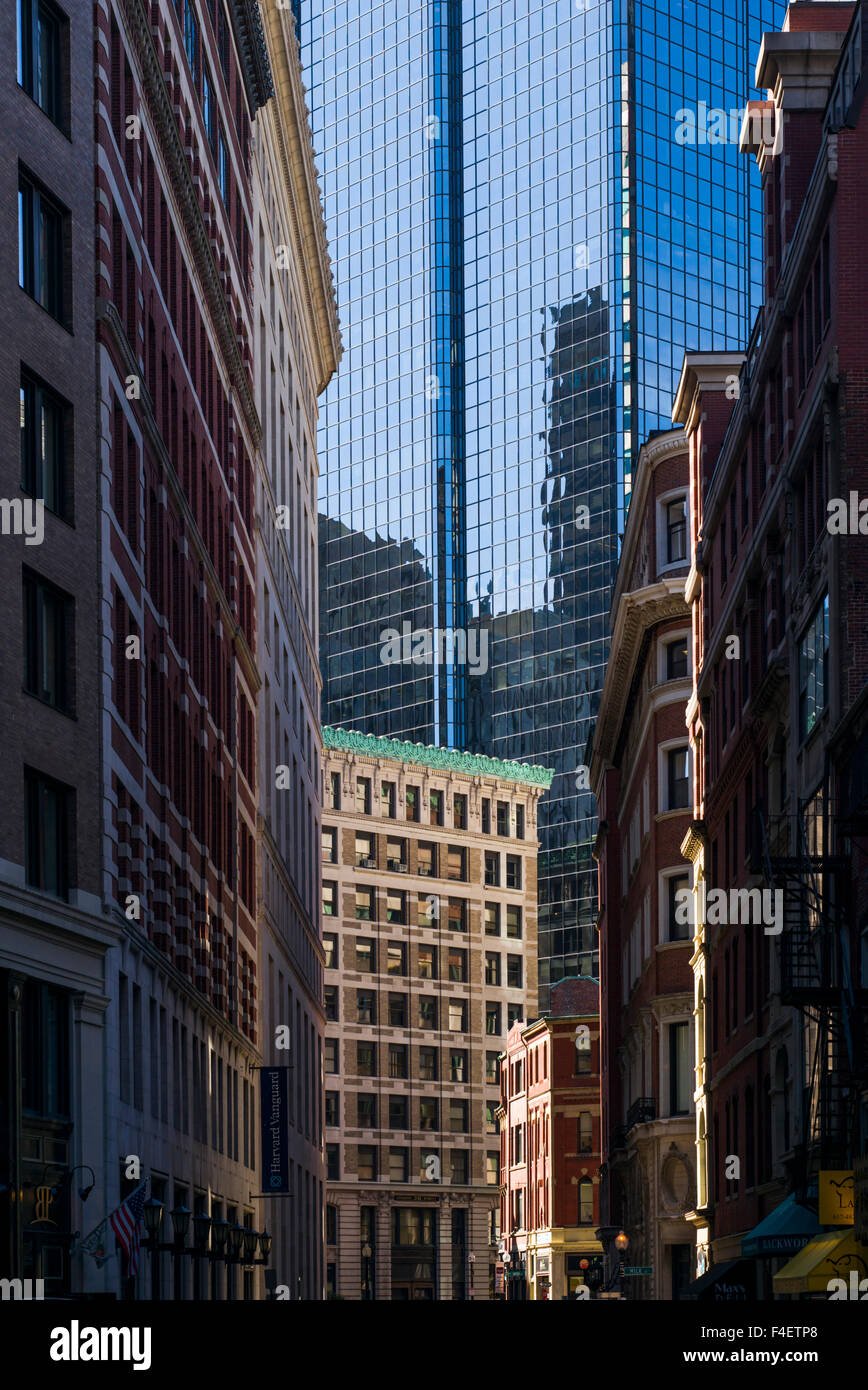 Massachusetts, Boston, Financial District, office buildings Stock Photo ...
