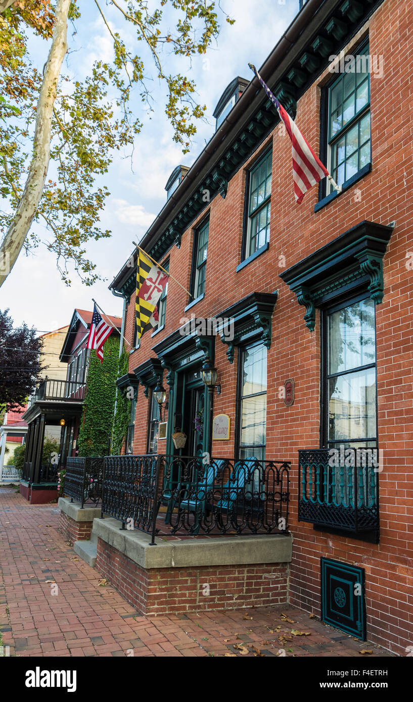 Colonial architecture in historic Annapolis, Maryland Stock Photo - Alamy