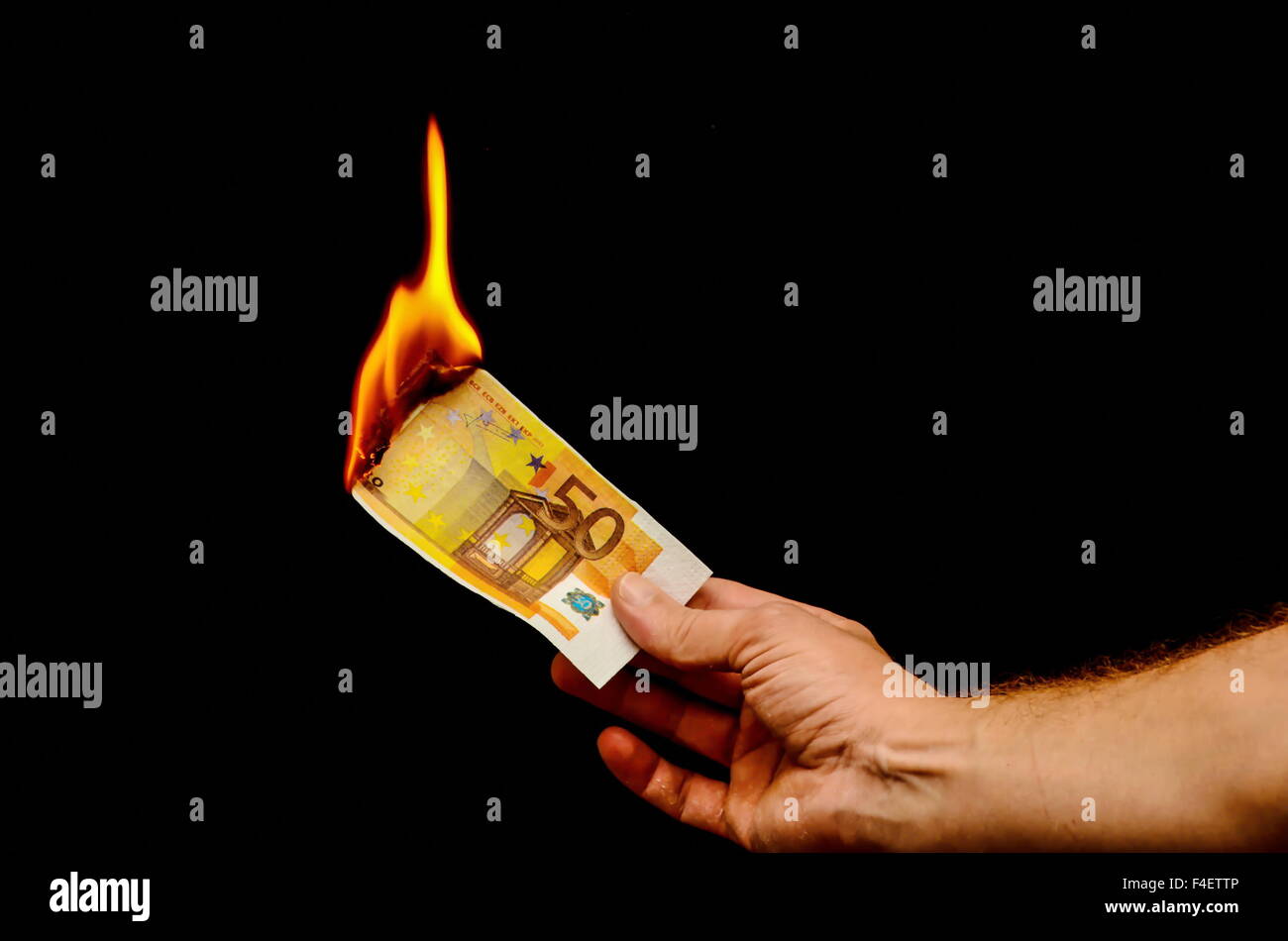 European Euro Money Banknote Stock Photo - Alamy