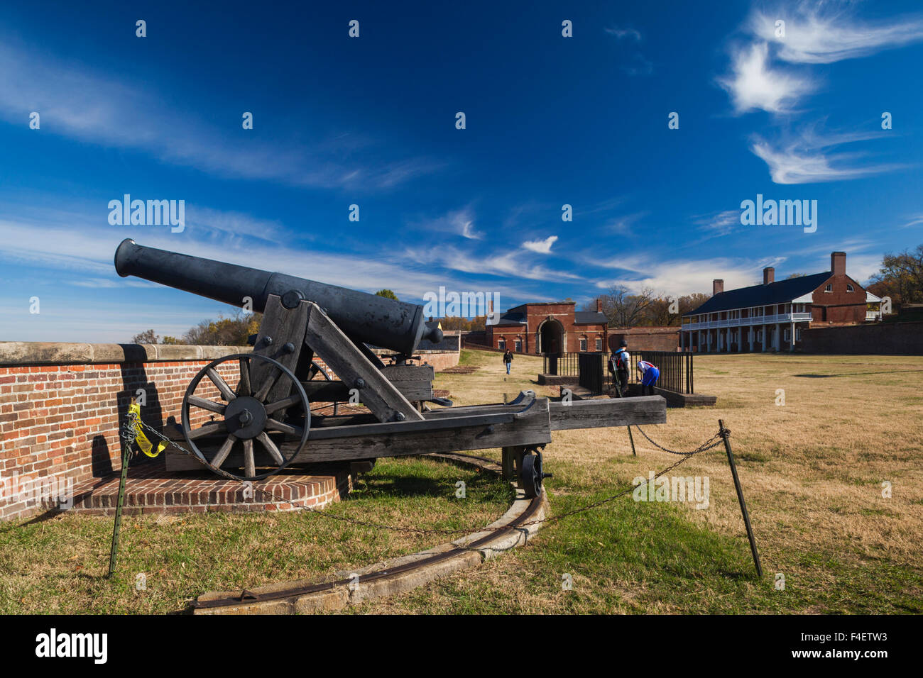 USA, Maryland, Fort Washington, Fort Washington Park, first fortress ...