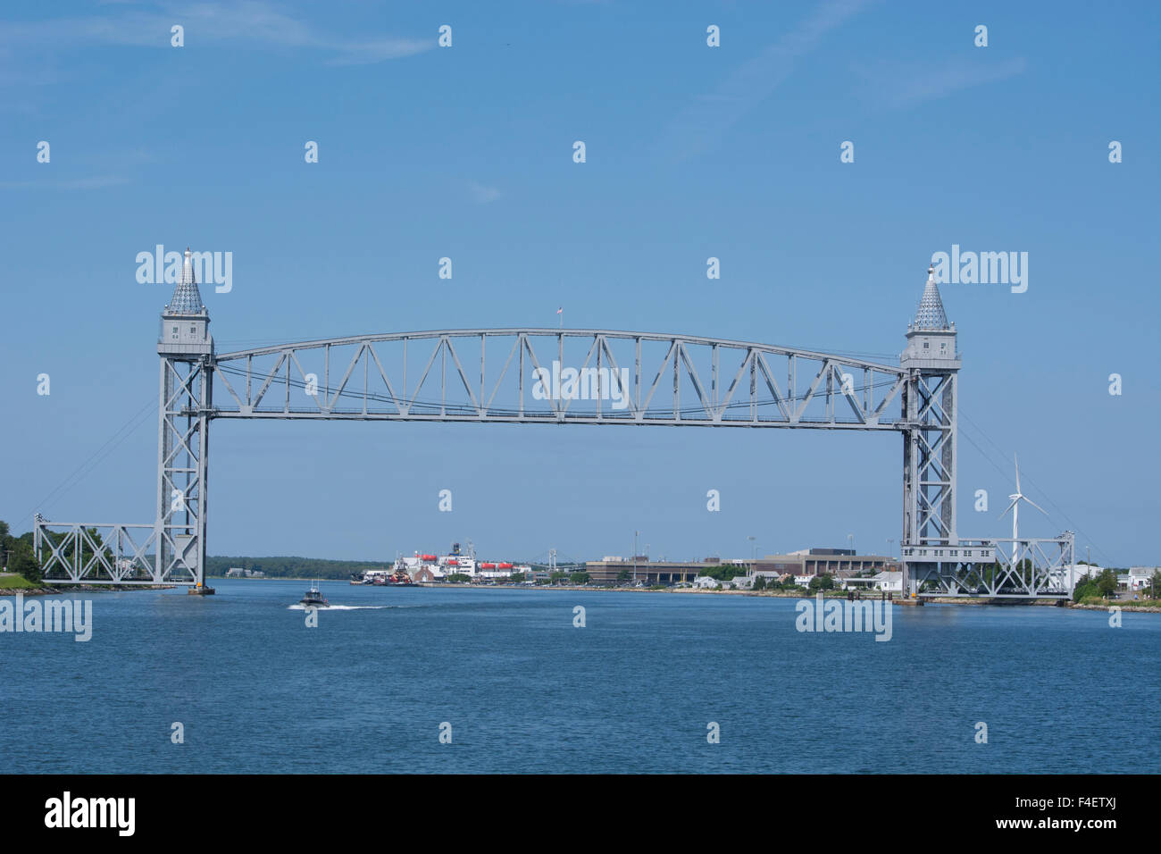 Massachusetts, Bourne, Atlantic Intracoastal Waterway. Cape Cod Canal ...