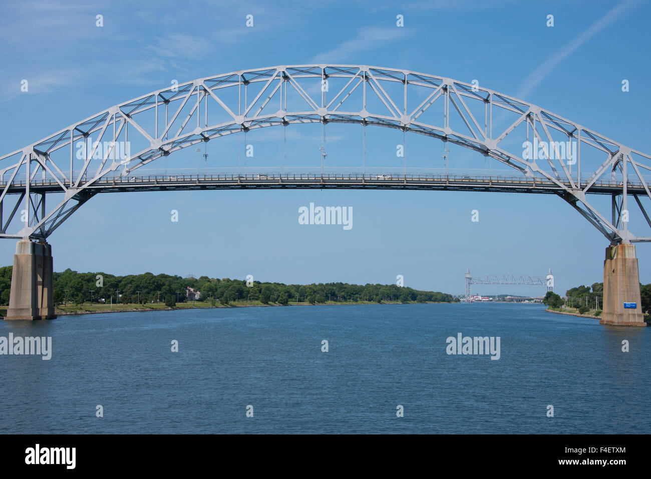 Massachusetts, Bourne, Atlantic Intracoastal Waterway. Cape Cod Canal ...