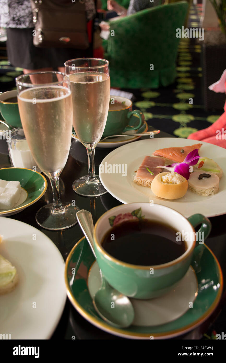 Michigan, Mackinac Island. Afternoon Tea at the Grand Hotel with ...