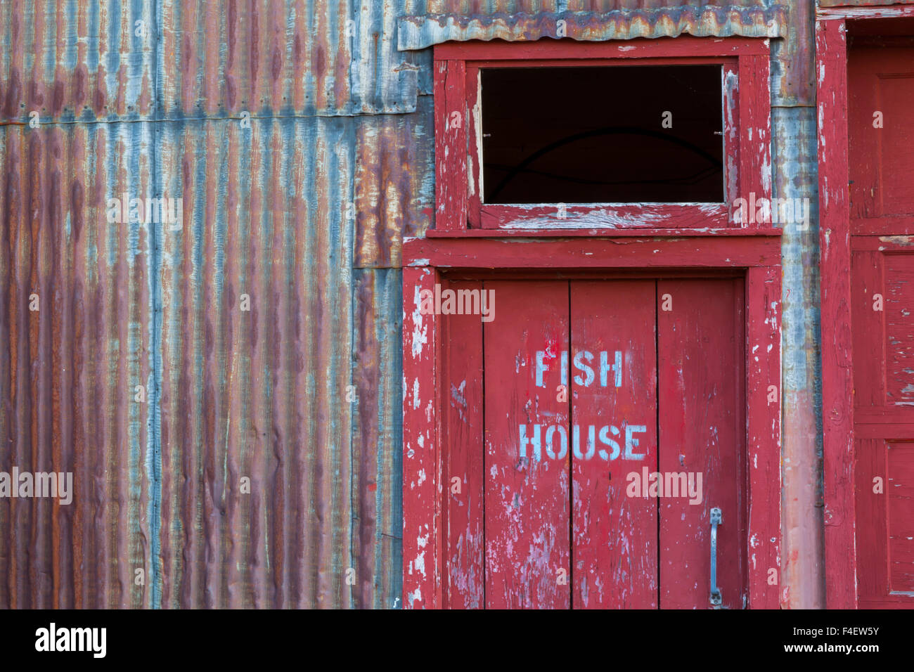 North America, USA, Upper Peninsula of Michigan, Paradise, Fish House ...