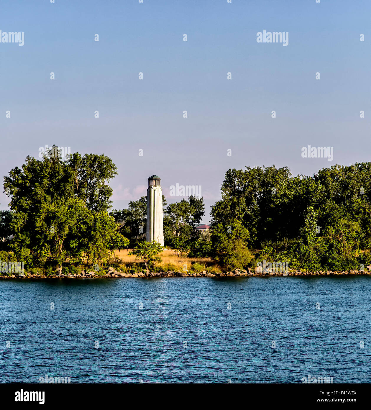 A view of Livingston Lighthouse, Michigan Stock Photo - Alamy