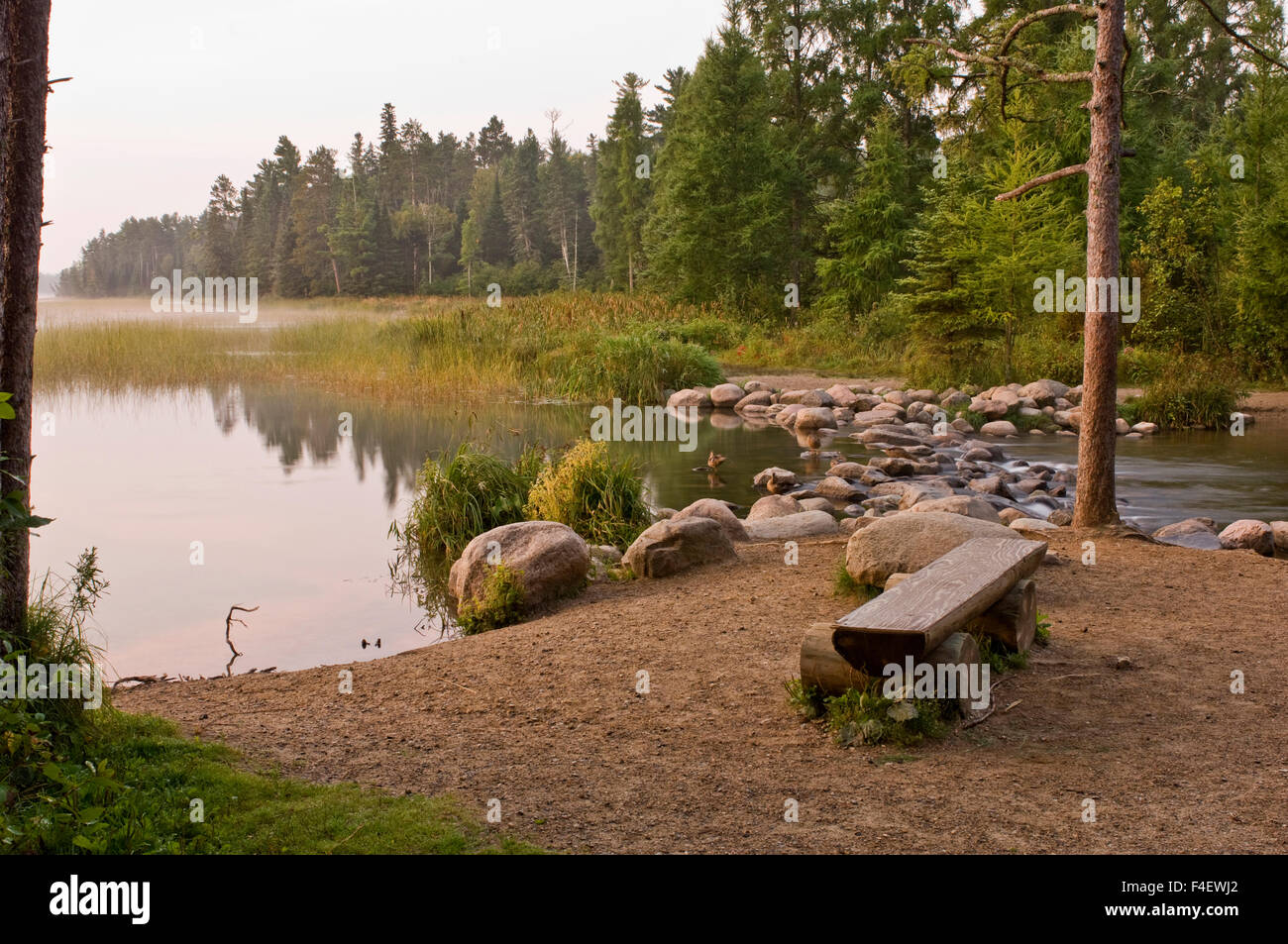 USA, Minnesota, Itasca State Park, Mississippi Headwaters Stock Photo ...