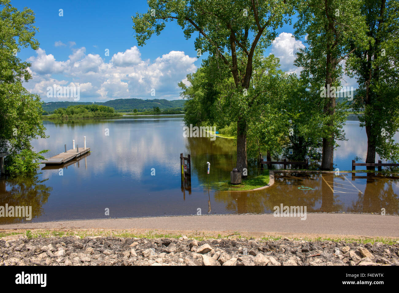 Minnesota, Winona, Mississippi River Flooding (Large format sizes ...