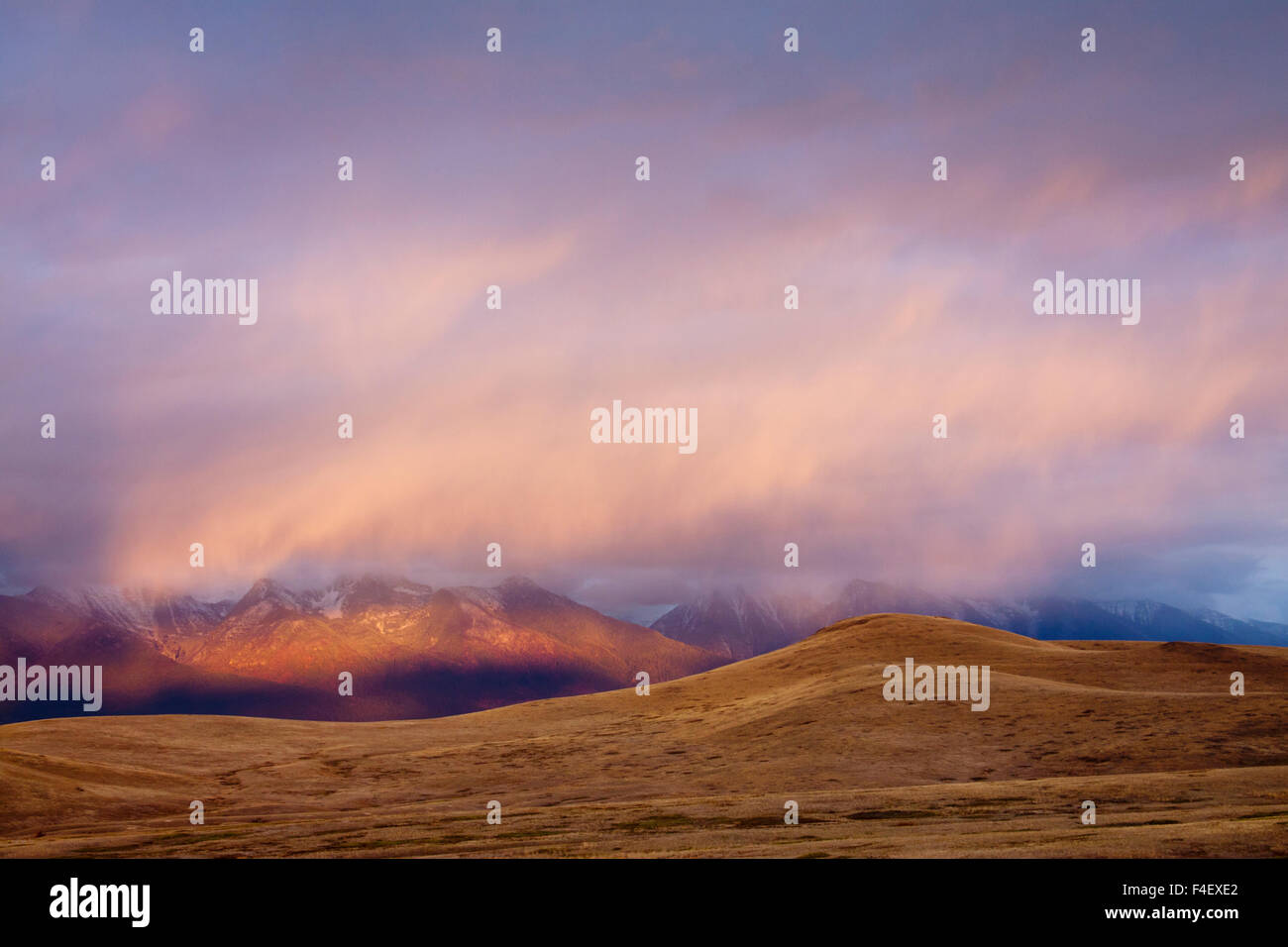 Morning Storm, Bison Range National Wildlife Refuge Stock Photo - Alamy