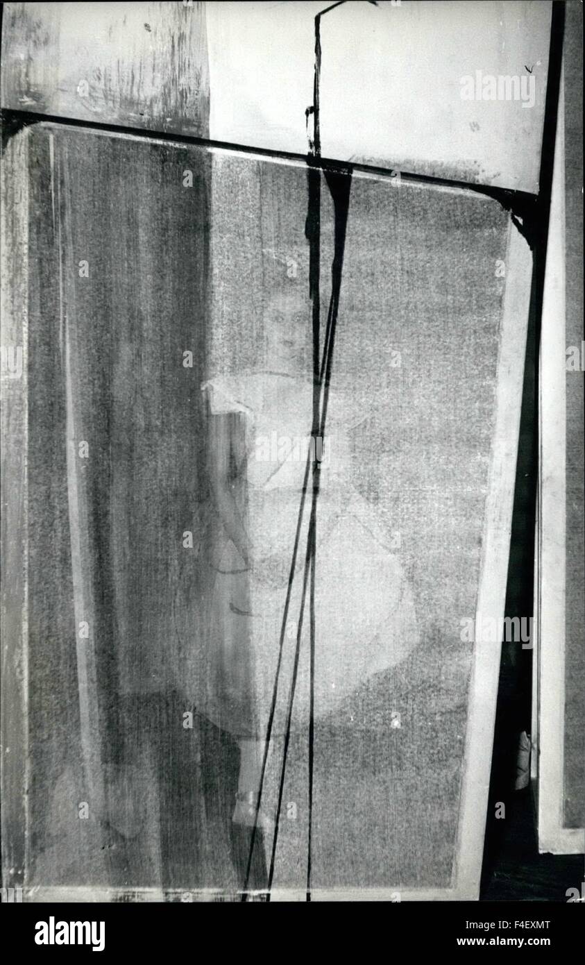 1969 - An unusual view of ballerina Susan Alexander as she stands ...