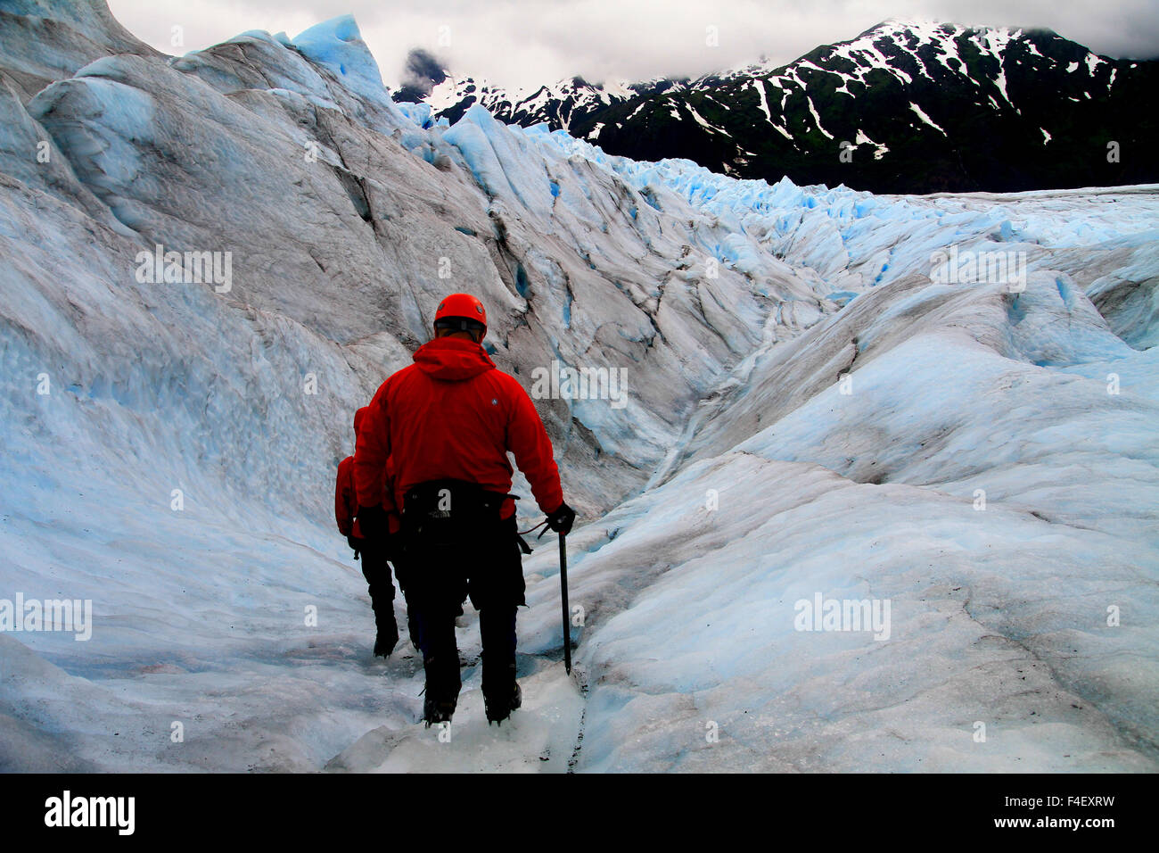 Mendenhall glacier trek, Alaska Stock Photo - Alamy