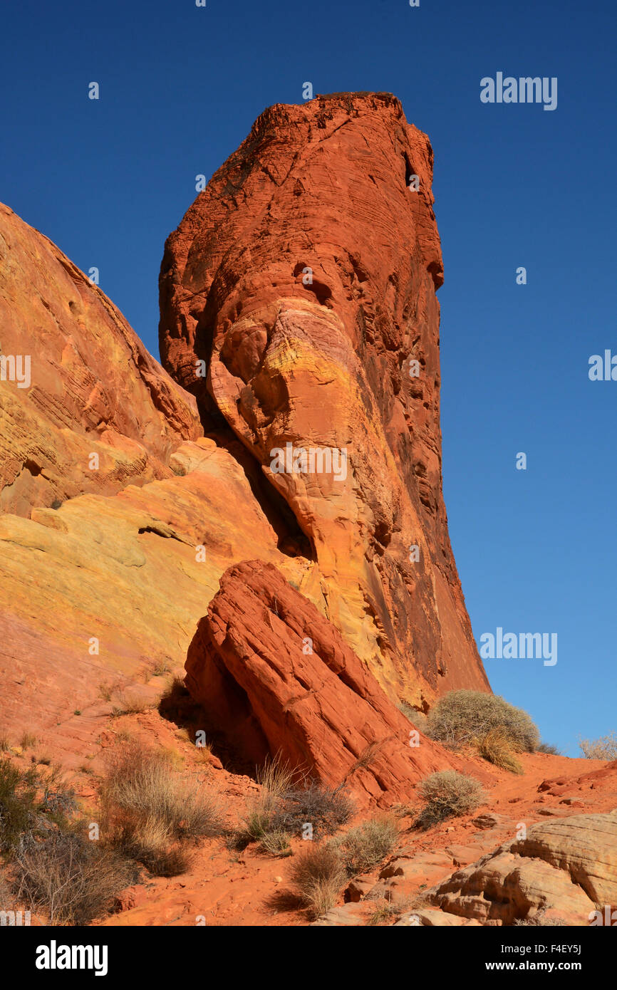 Spire, White Domes in the morning, Valley of Fire State Park, Nevada ...