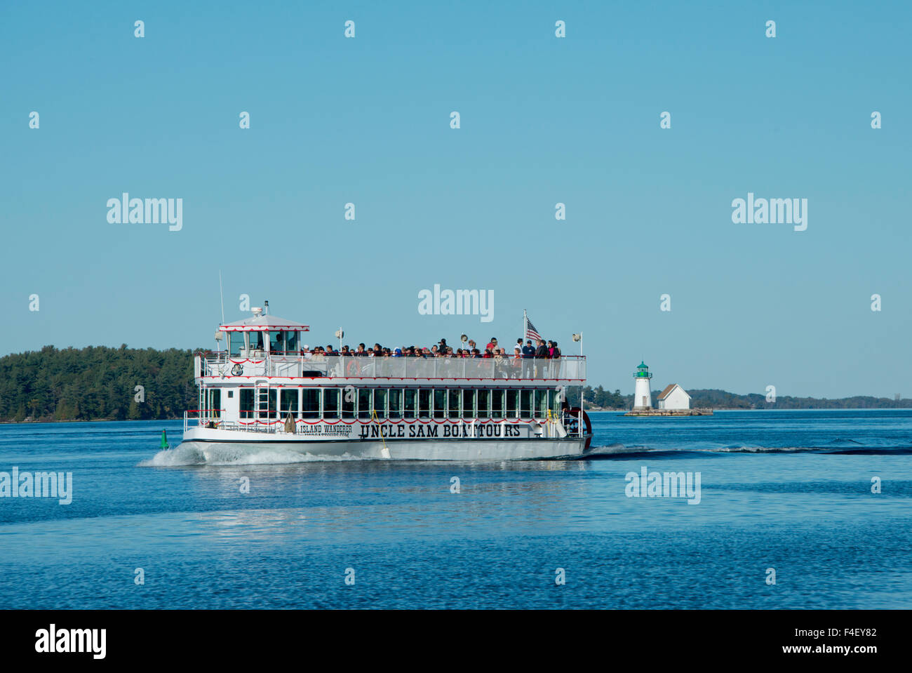 New York, St. Lawrence Seaway, Thousand Islands, American Narrows ...