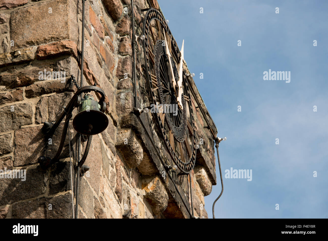 New York, St. Lawrence Seaway, Thousand Islands. Singer Castle on Dark ...
