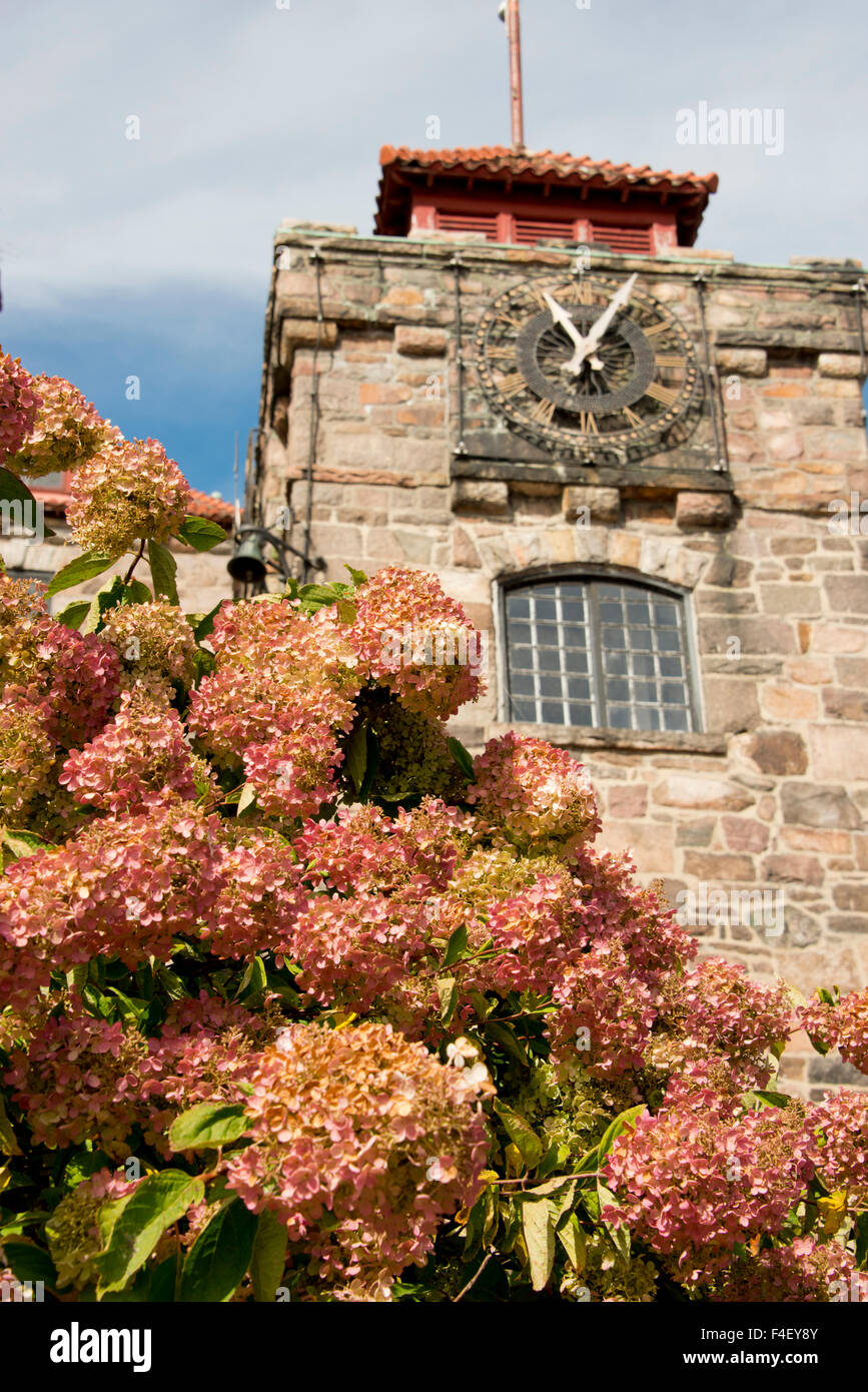 New York, St. Lawrence Seaway, Thousand Islands. Singer Castle on Dark ...
