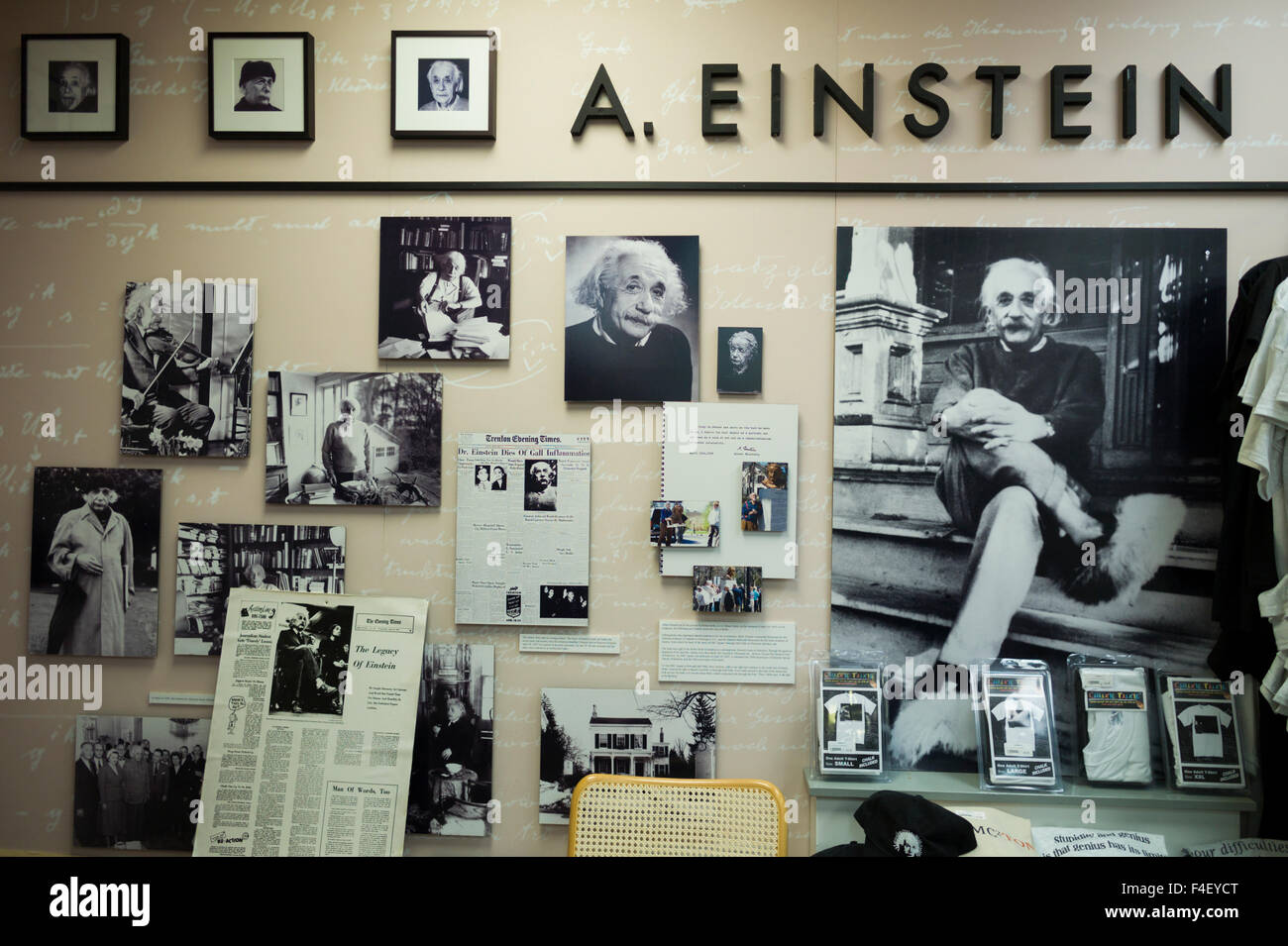 USA, New Jersey, Princeton, Princeton University, Albert Einstein ...