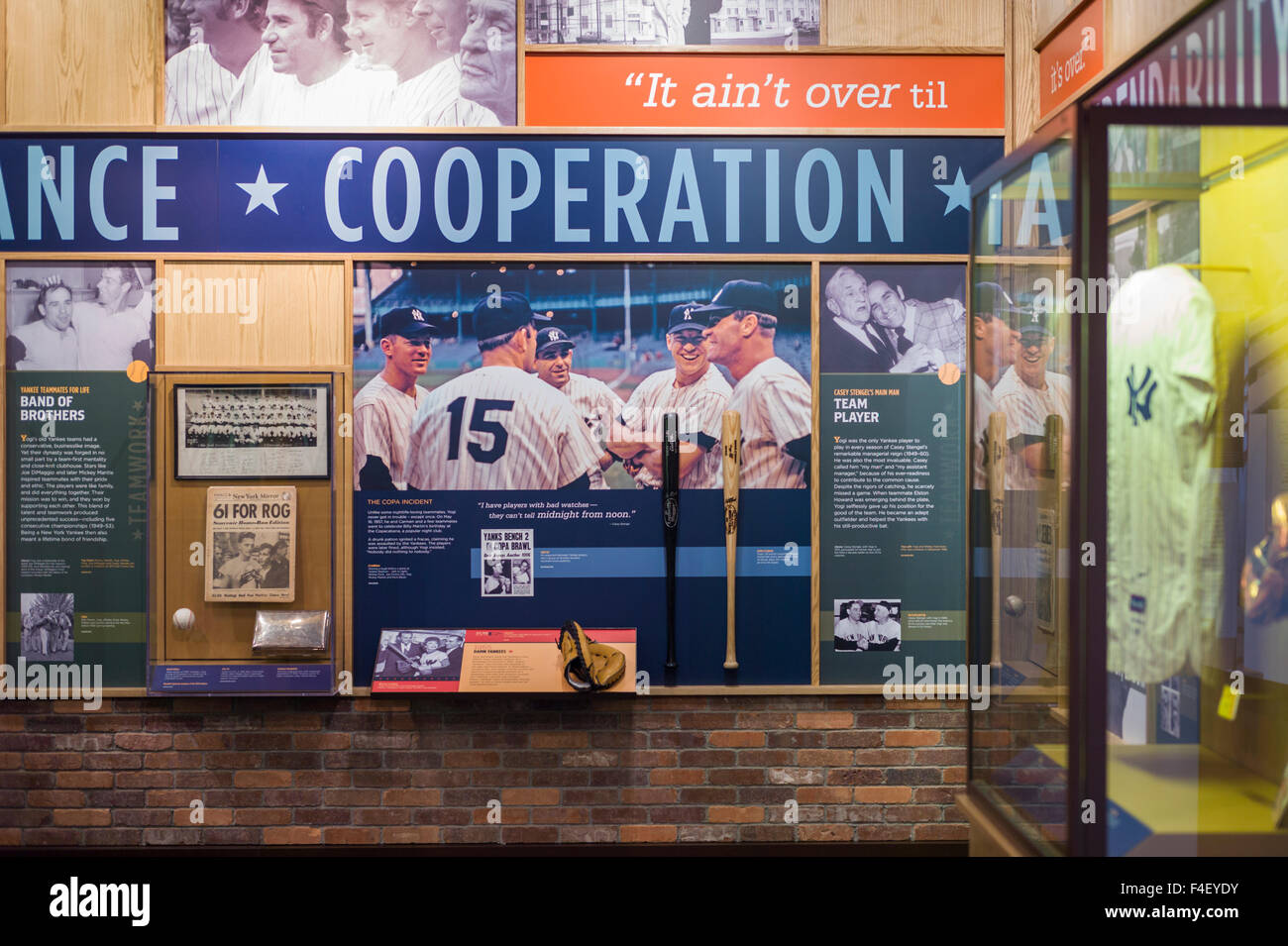 USA, New Jersey, Little Falls, Yogi Berra Museum, museum to one of the ...