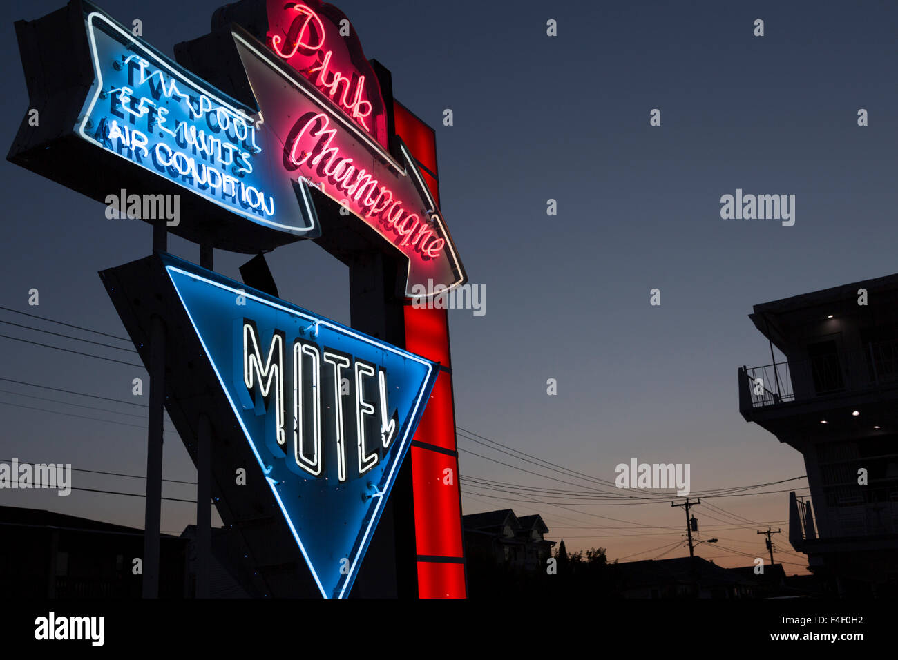 Pink champagne motel hi-res stock photography and images - Alamy