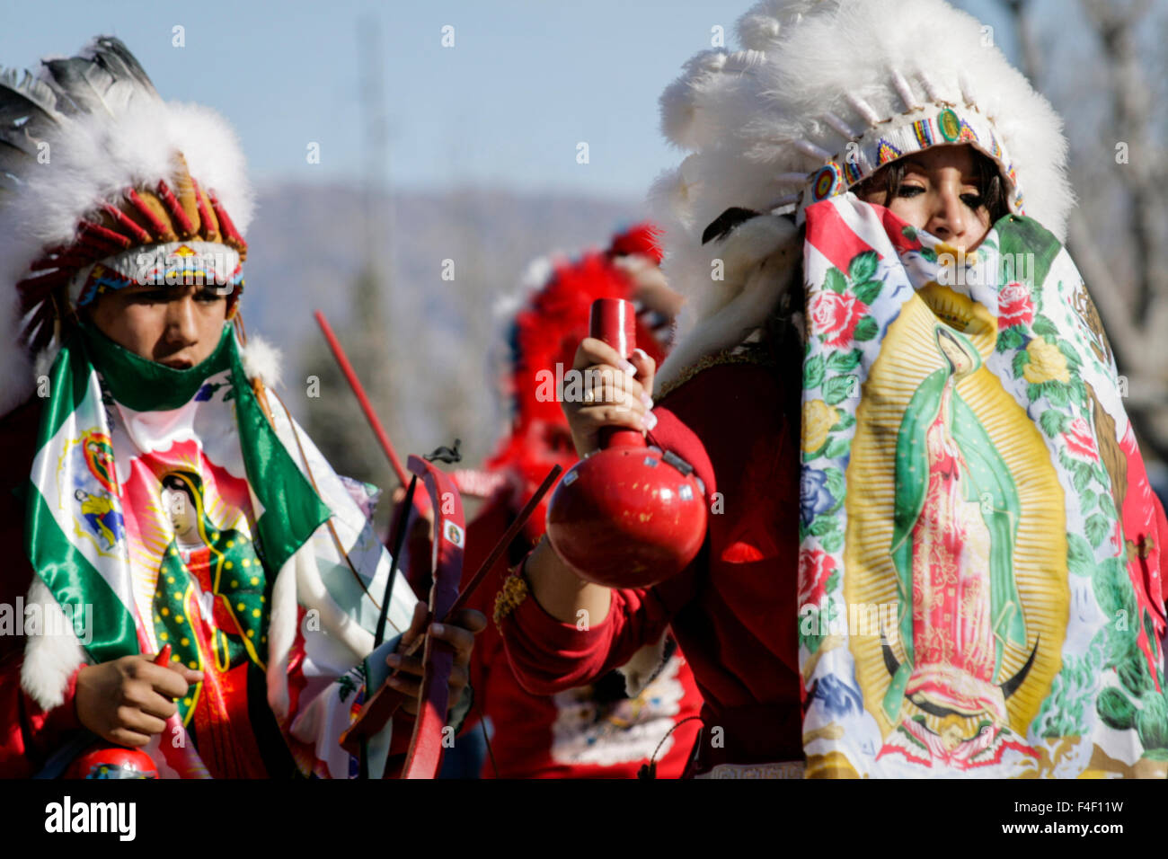 Tortugas Pueblo, New Mexico, United States. Traditional Chichimeca ...