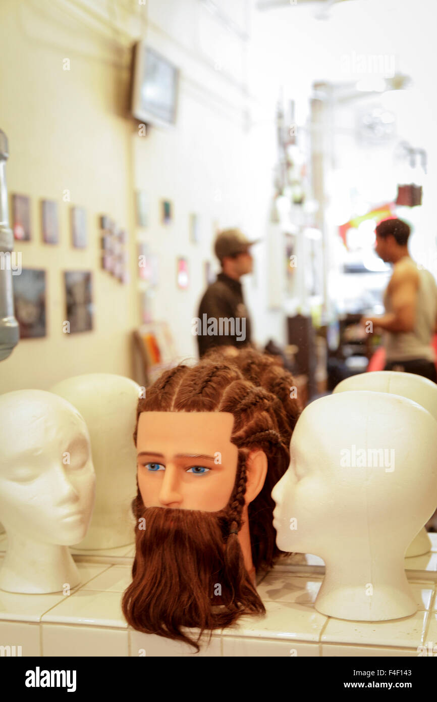 Mannequin head for practice, Albuquerque, New Mexico, USA Stock Photo ...