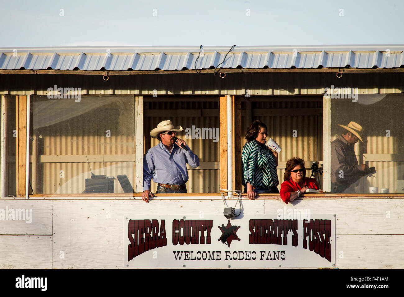 Rodeo announcer hi-res stock photography and images - Alamy