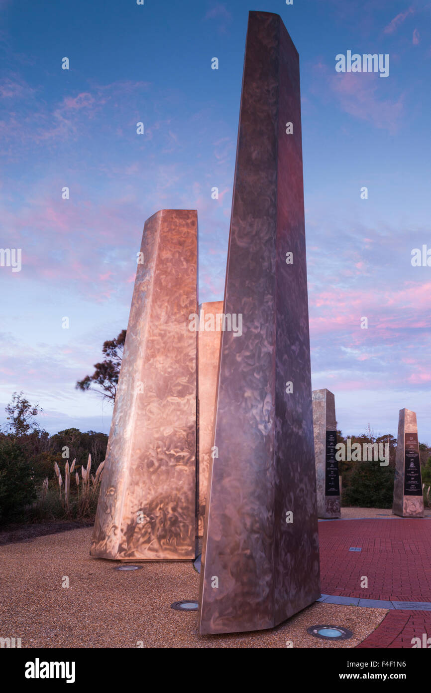 North Carolina, Kitty Hawk, Monument to a Century of Flight, dawn Stock ...