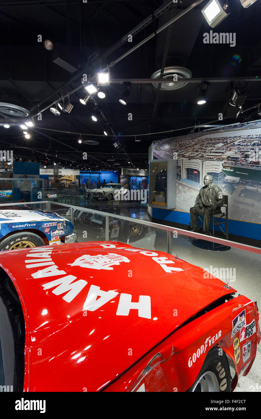 North Carolina, Charlotte, Nascar Hall of Fame, interior, famous racing ...